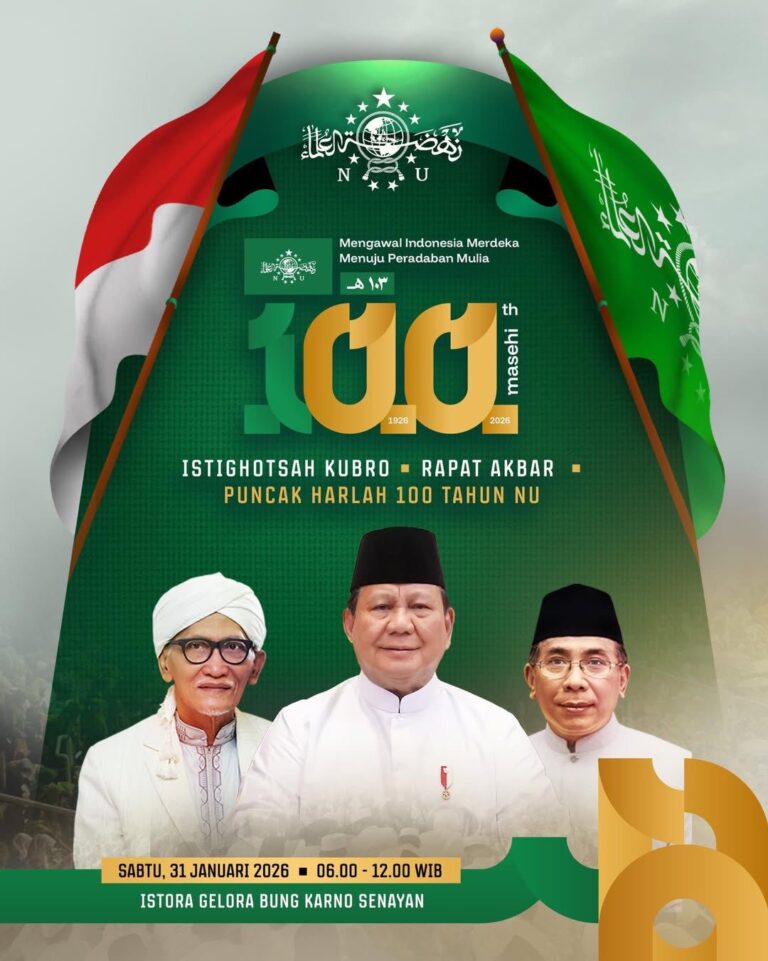 Link Download Logo Harlah 1 Abad NU 2026 dan Temanya - PCNU Jakarta Barat